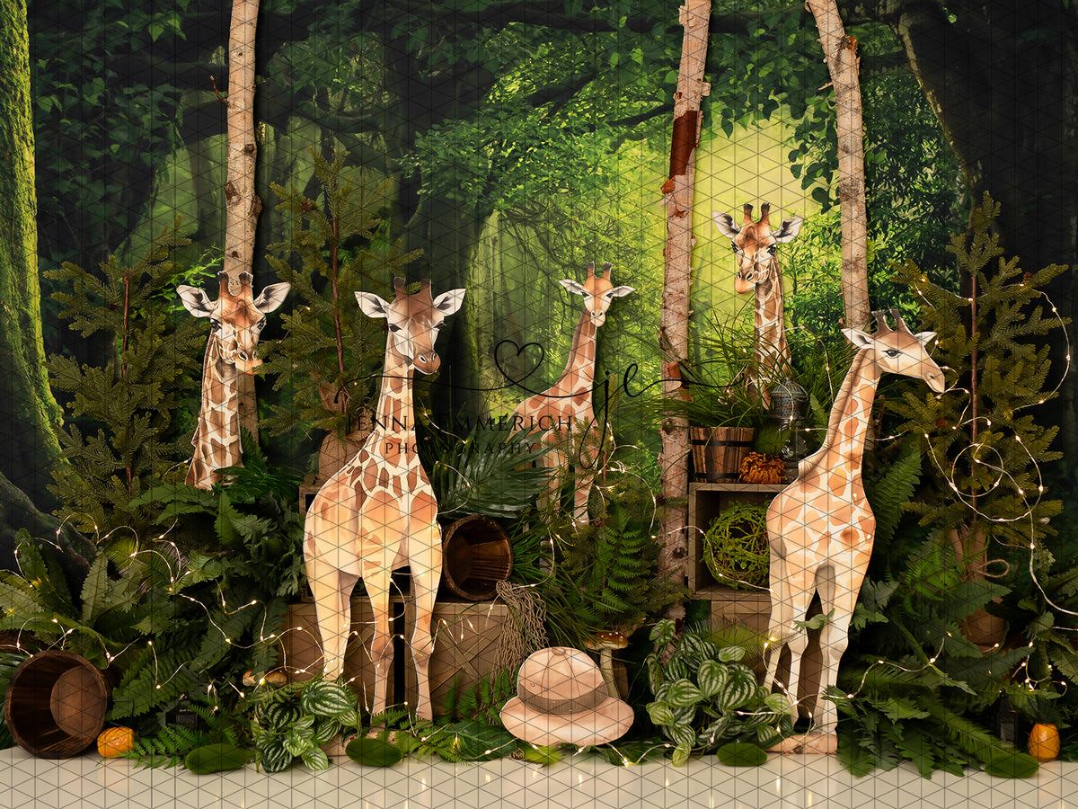 Jungle Giraffes (JE) – Baby Dream Backdrops