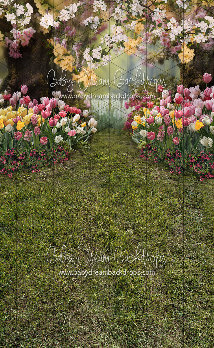 Sweeps May Flowers Path (Grass) (JA) – Baby Dream Backdrops