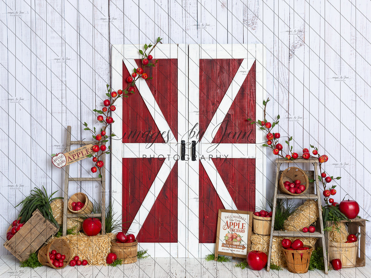 Apple Picking Barn (JG) — Baby Dream Backdrops