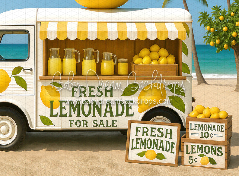 Beachside Lemonade (CC) — Baby Dream Backdrops