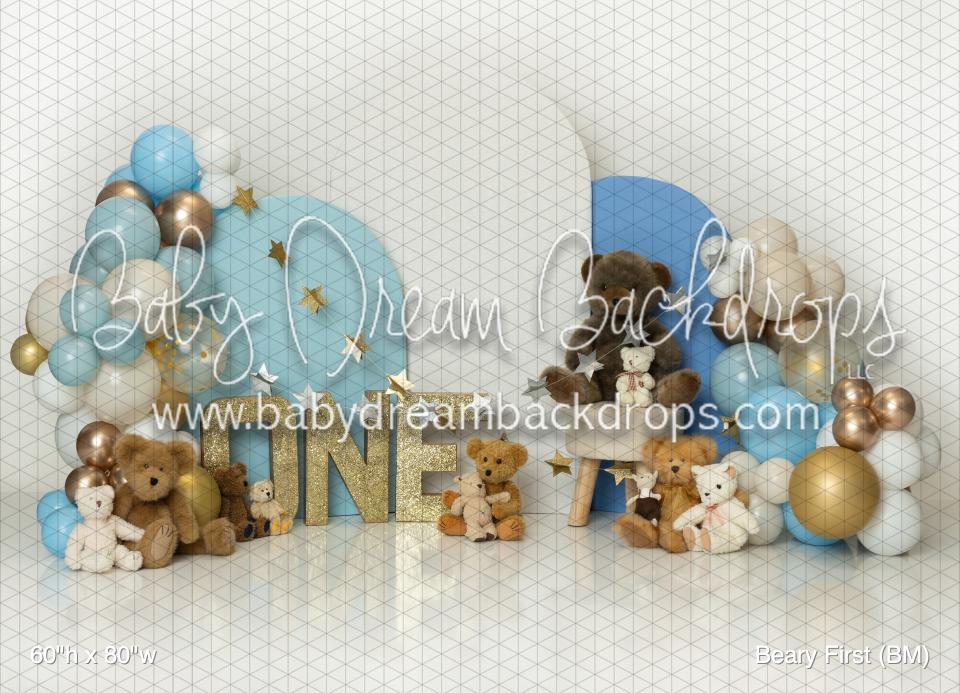 Beary First (BM) — Baby Dream Backdrops