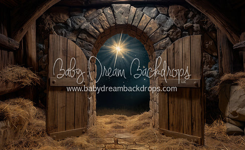 Bethlehem Stable (JA) — Baby Dream Backdrops