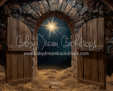 Bethlehem Stable (JA) — Baby Dream Backdrops