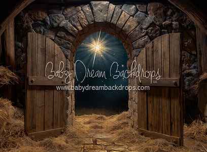 Bethlehem Stable (JA) — Baby Dream Backdrops