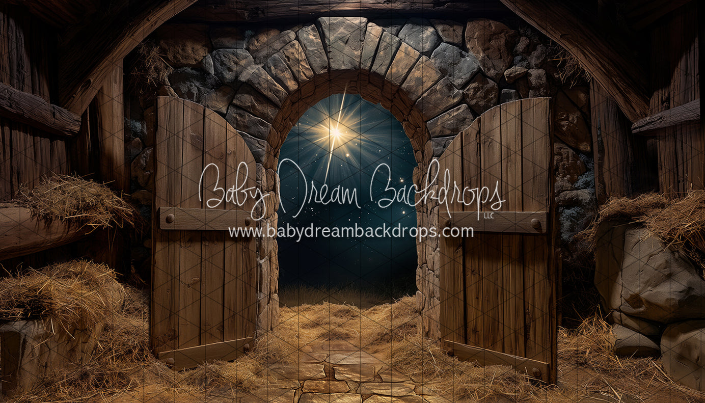 Bethlehem Stable (JA) — Baby Dream Backdrops