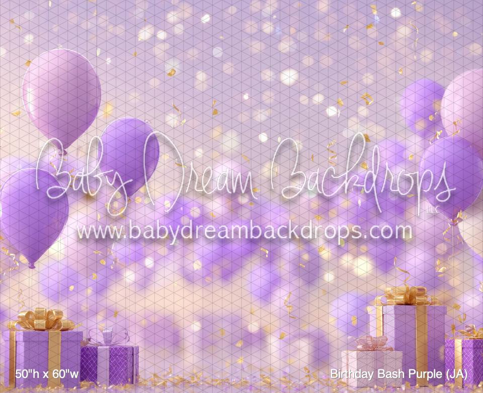 Birthday Bash Purple (JA) — Baby Dream Backdrops