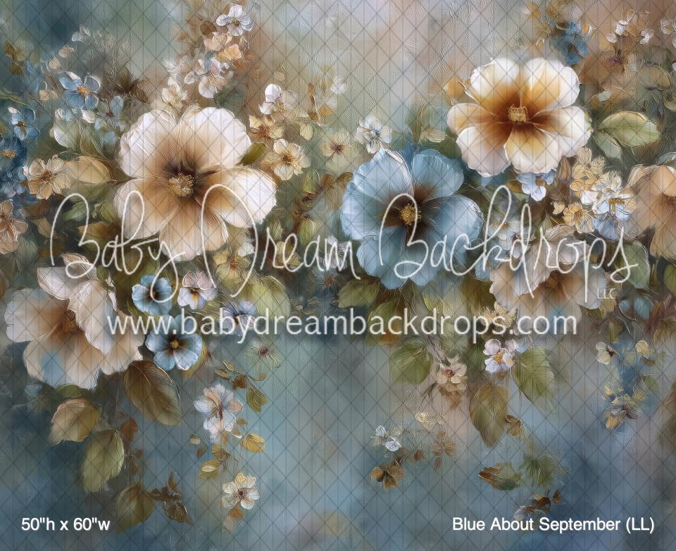 Blue About September (LL) — Baby Dream Backdrops
