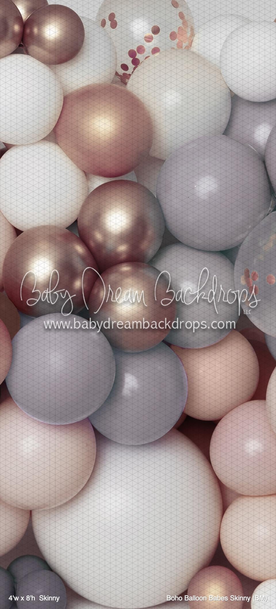 Boho Balloon Babes Skinny (BM) — Baby Dream Backdrops