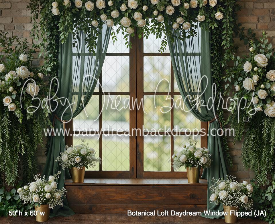 Botanical Loft Daydream Window Flipped (JA) — Baby Dream Backdrops
