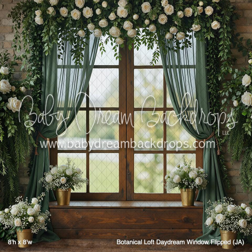 Botanical Loft Daydream Window Flipped (JA) — Baby Dream Backdrops
