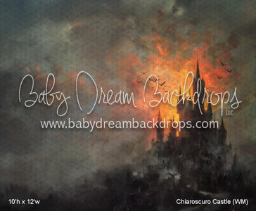 Chiaroscuro Castle (WM) — Baby Dream Backdrops