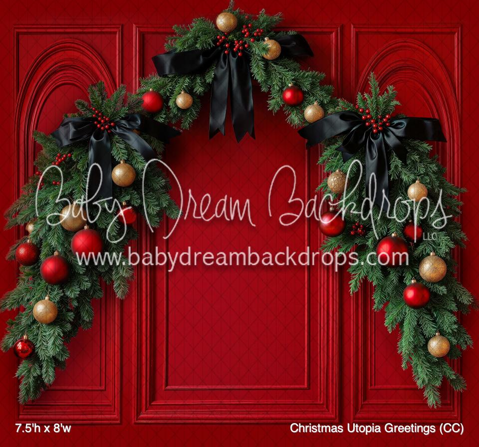 Christmas Utopia Greetings (CC) — Baby Dream Backdrops