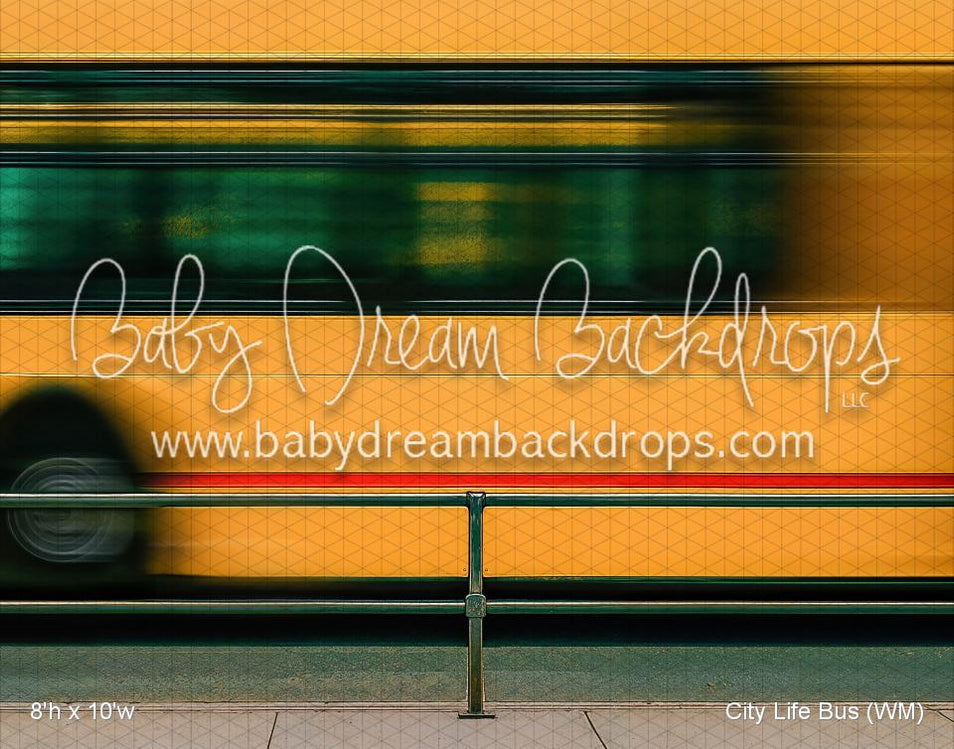 City Life Bus (WM) — Baby Dream Backdrops