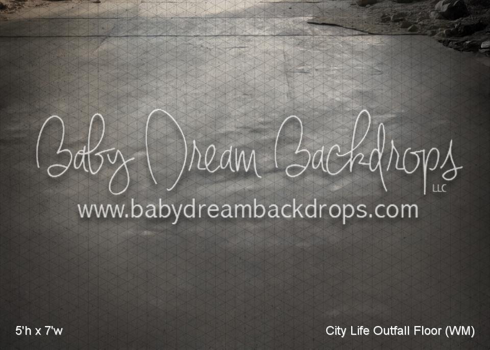 City Life Outfall Fabric Floor (WM) — Baby Dream Backdrops