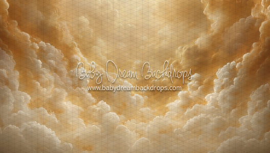 Cloudy Gold Lining (CC) — Baby Dream Backdrops