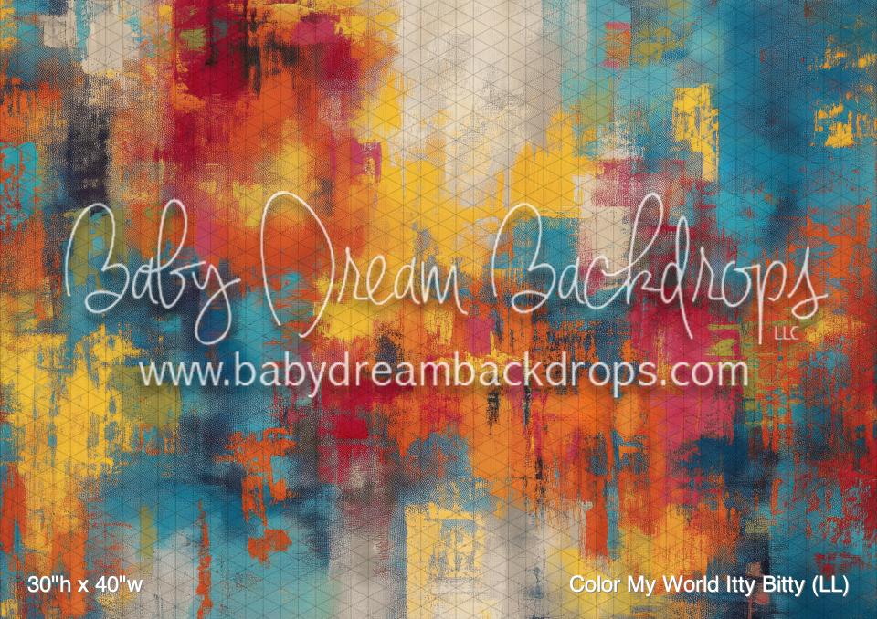 Color My World Itty Bitty (LL) — Baby Dream Backdrops