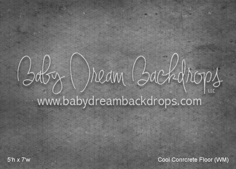 Cool Conrcrete Fabric Floor (WM) – Baby Dream Backdrops