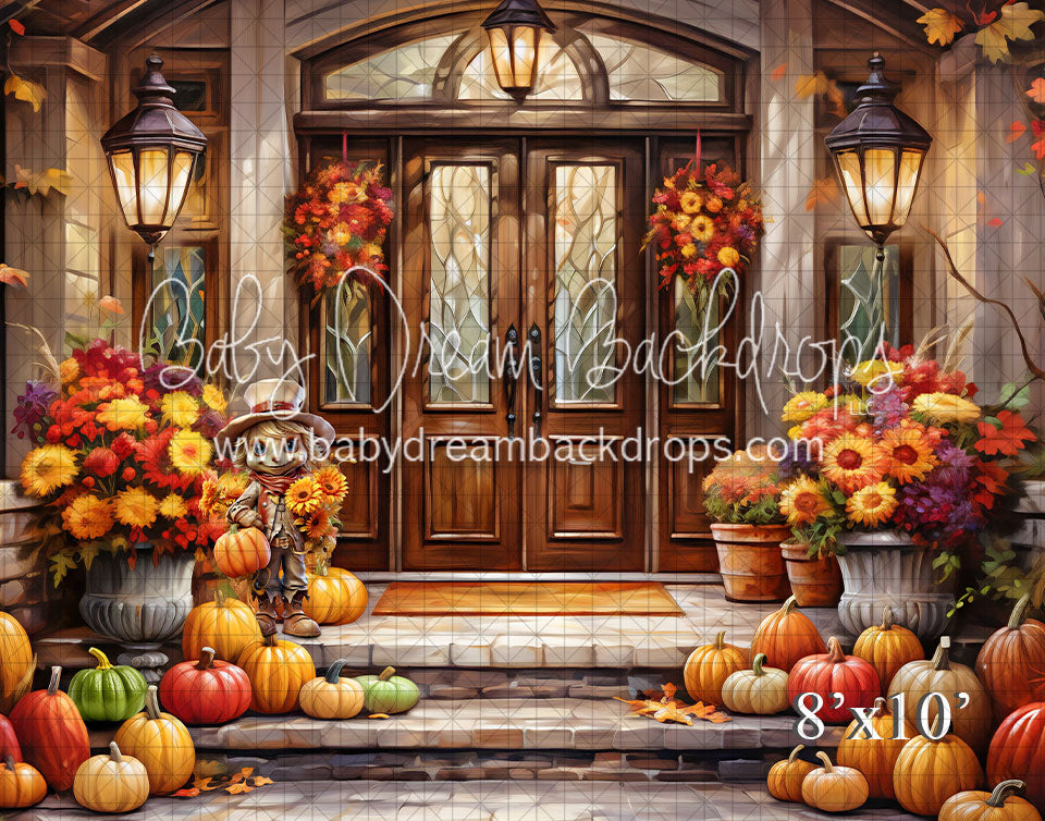 Country Side Fall Mansion (VR) — Baby Dream Backdrops
