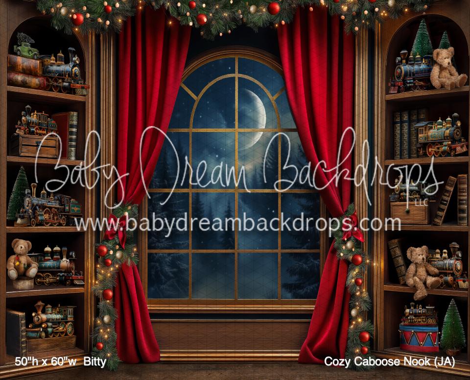 Cozy Caboose Nook (JA) — Baby Dream Backdrops