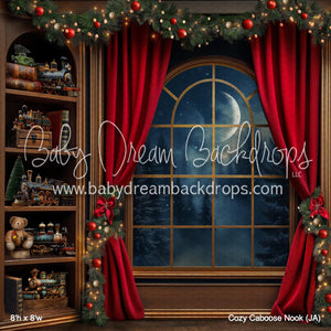 Cozy Caboose Nook (JA) — Baby Dream Backdrops