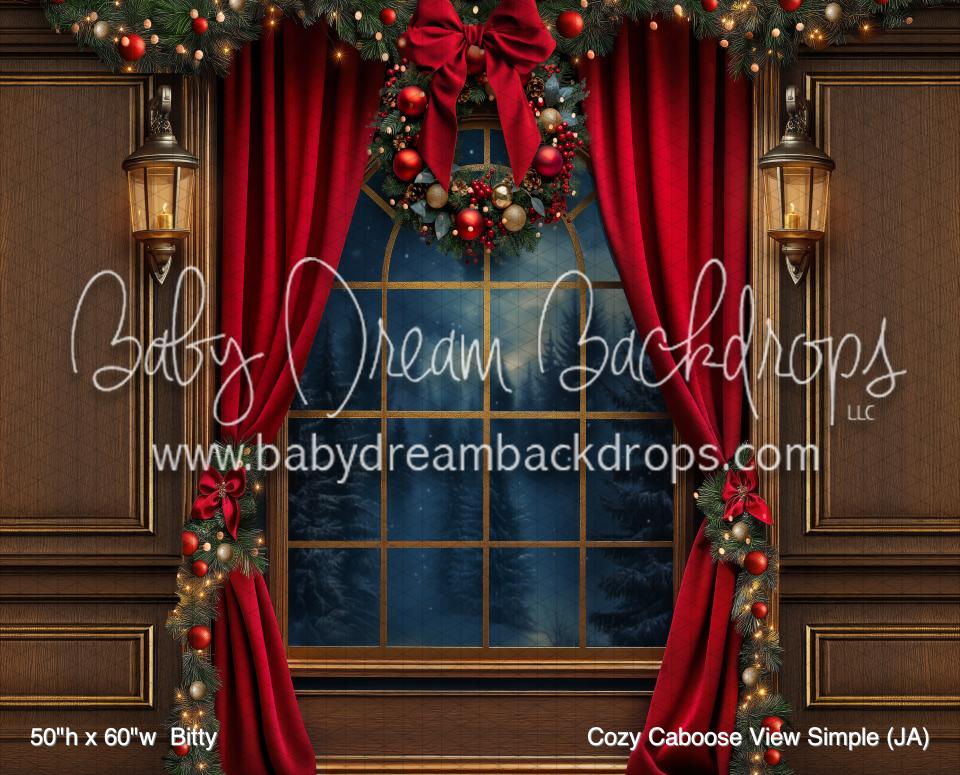 Cozy Caboose View Simple (JA) — Baby Dream Backdrops