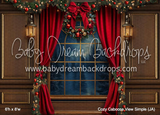 Cozy Caboose View Simple (JA) — Baby Dream Backdrops
