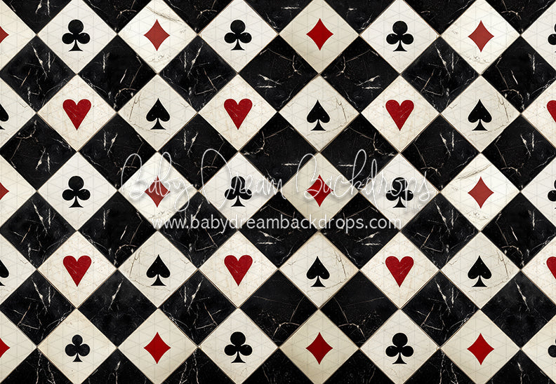Deck of Cards Floor (JA) — Baby Dream Backdrops