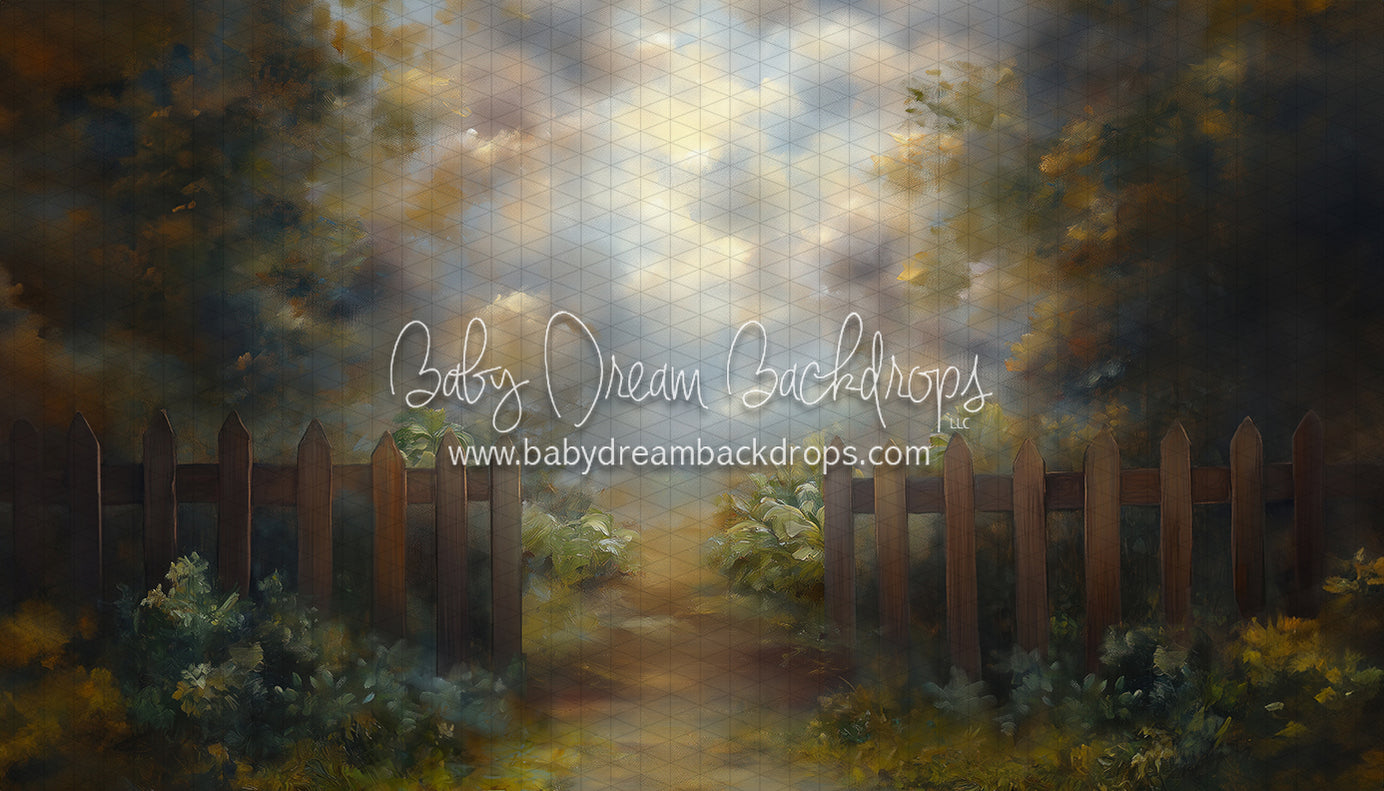 Dreamscape Old McGregor Simple Fence (CC) — Baby Dream Backdrops