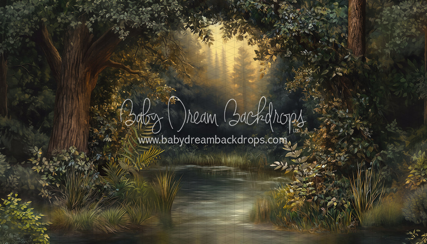 Dreamscape Peek A Boo Pond (CC) — Baby Dream Backdrops
