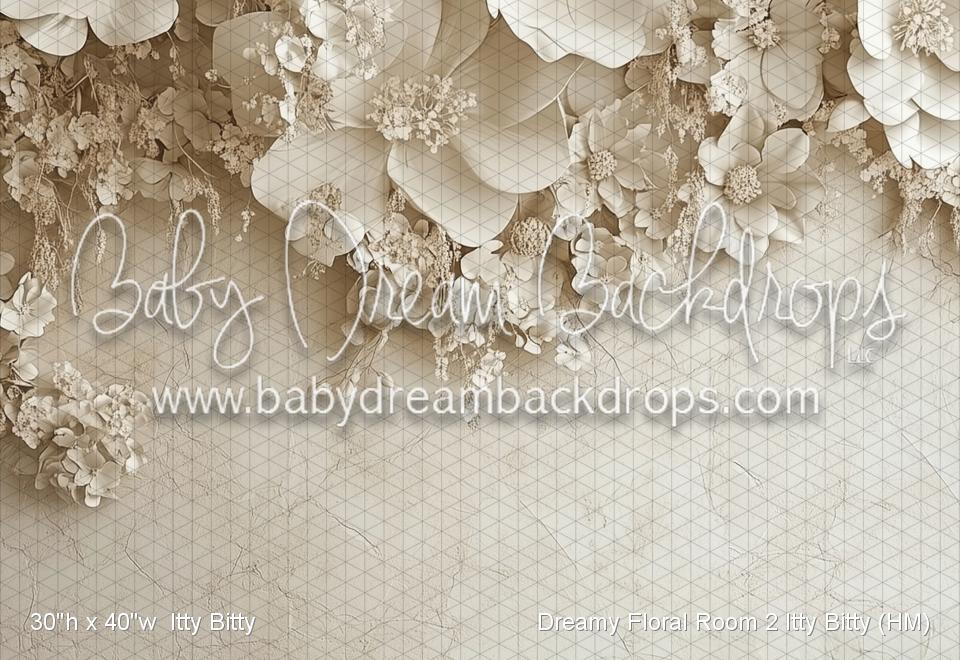 Dreamy Floral Room 2 Itty Bitty (HM) — Baby Dream Backdrops