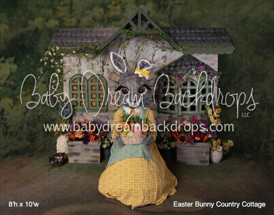 Easter Bunny Country Cottage (BM) — Baby Dream Backdrops