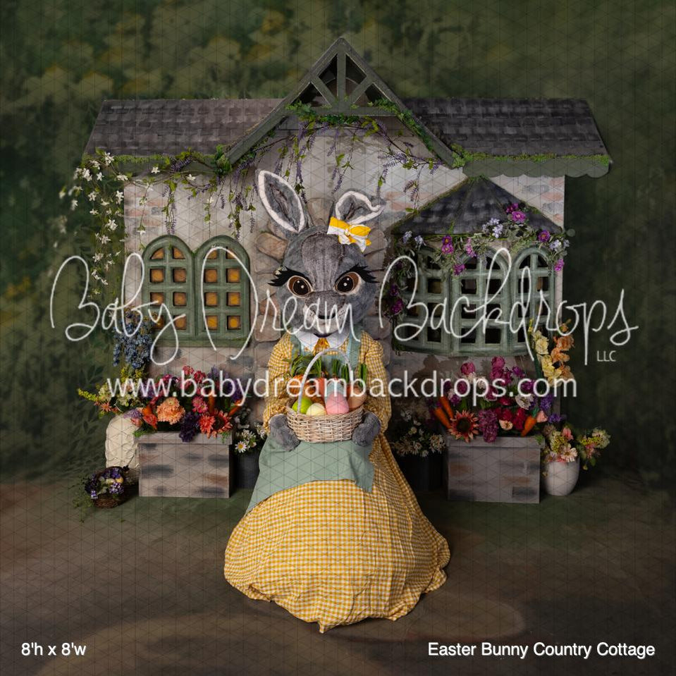 Easter Bunny Country Cottage (BM) — Baby Dream Backdrops