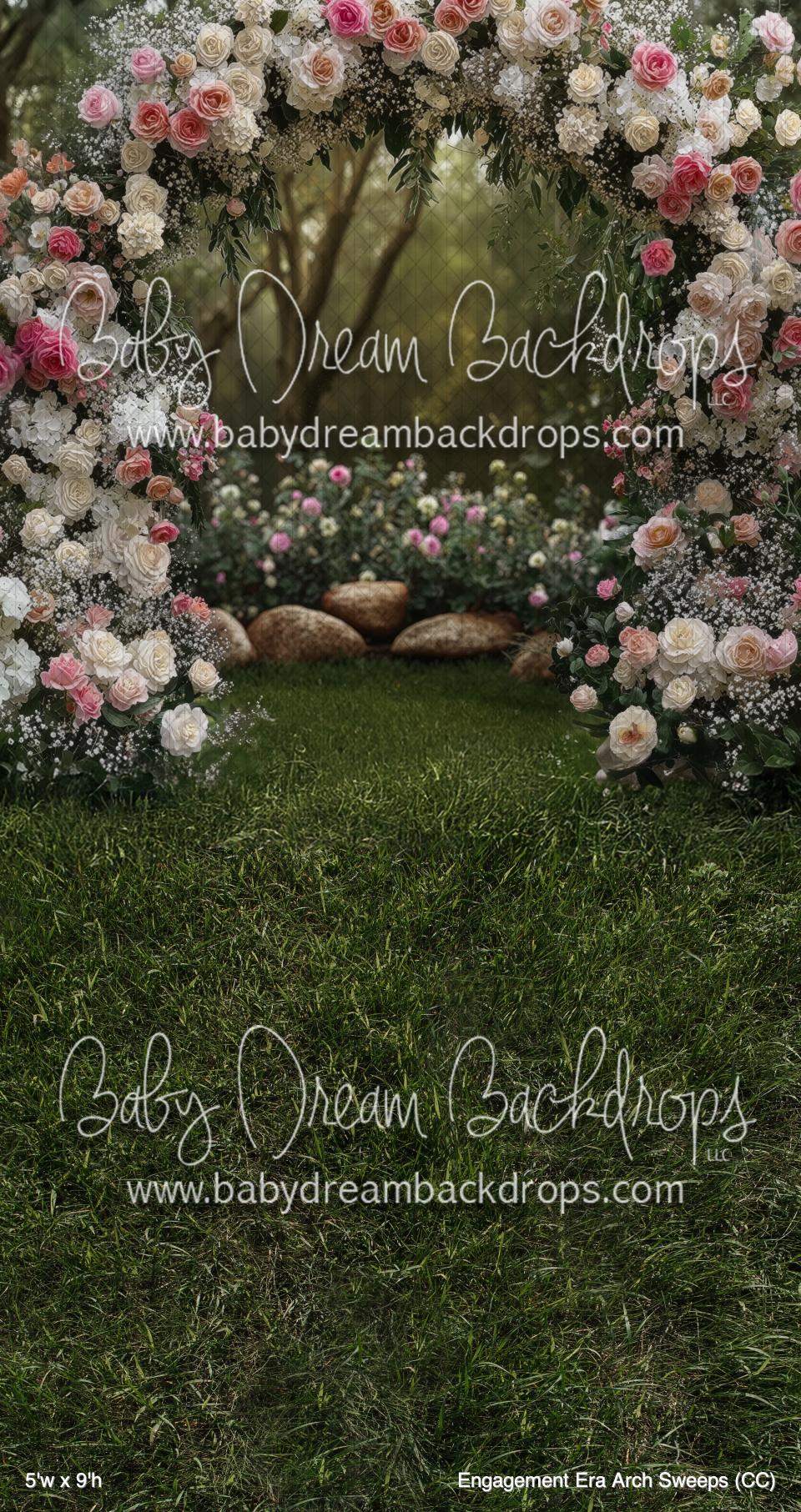 Engagement Era Arch Sweeps (CC) — Baby Dream Backdrops