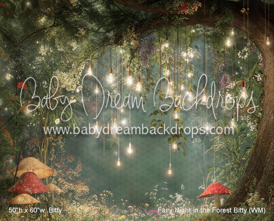 Fairy Night in the Forest Bitty (WM) — Baby Dream Backdrops