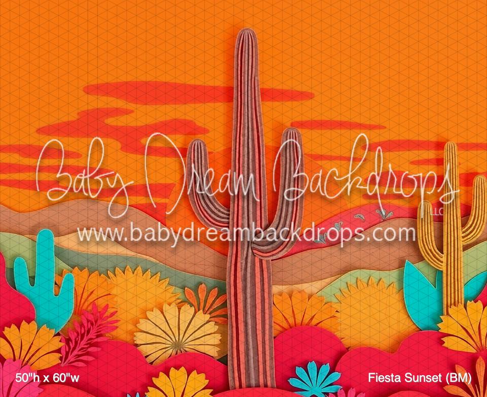 Fiesta Sunset (BM) — Baby Dream Backdrops
