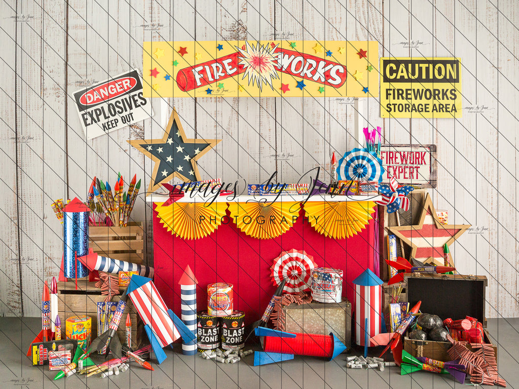 Fireworks Stand – Baby Dream Backdrops