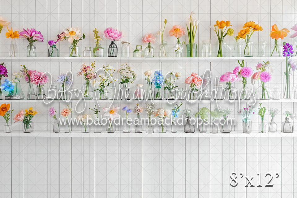 Floral Bud Wall (VR) – Baby Dream Backdrops