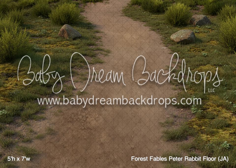 Forest Fables Peter Rabbit Floor (JA) — Baby Dream Backdrops
