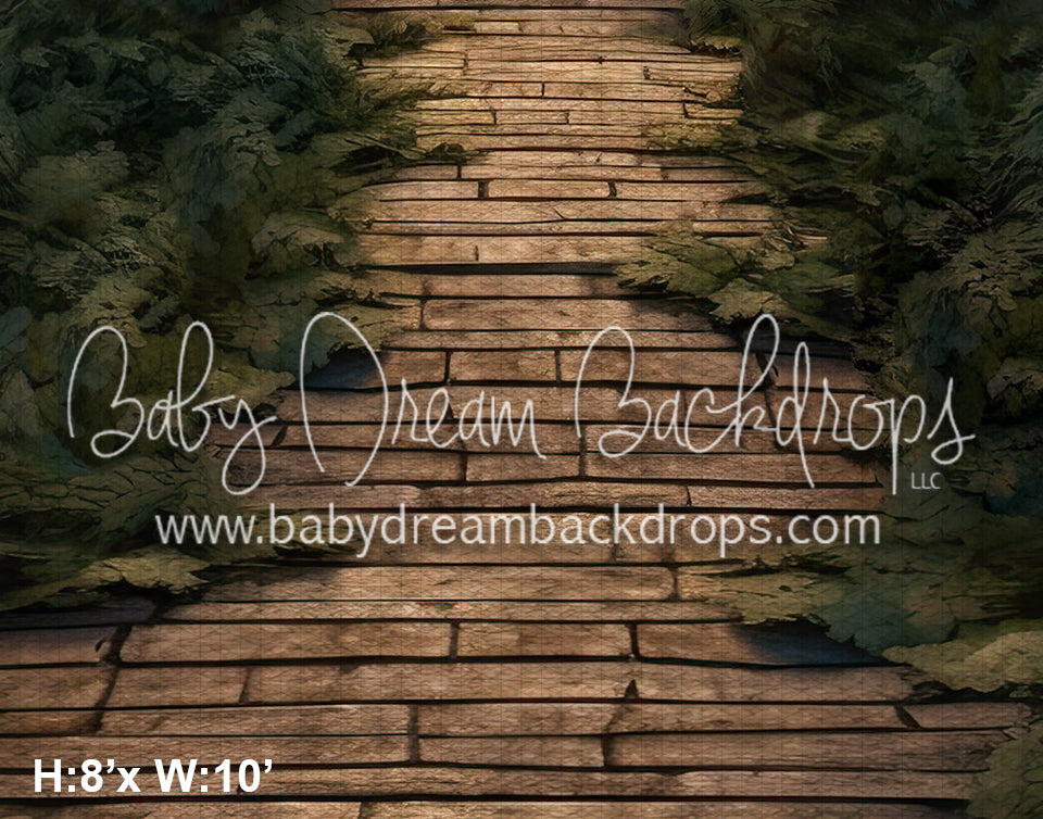 Forest Path Fabric Floor (WM) – Baby Dream Backdrops