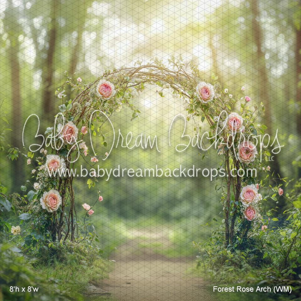 Forest Rose Arch (WM) – Baby Dream Backdrops