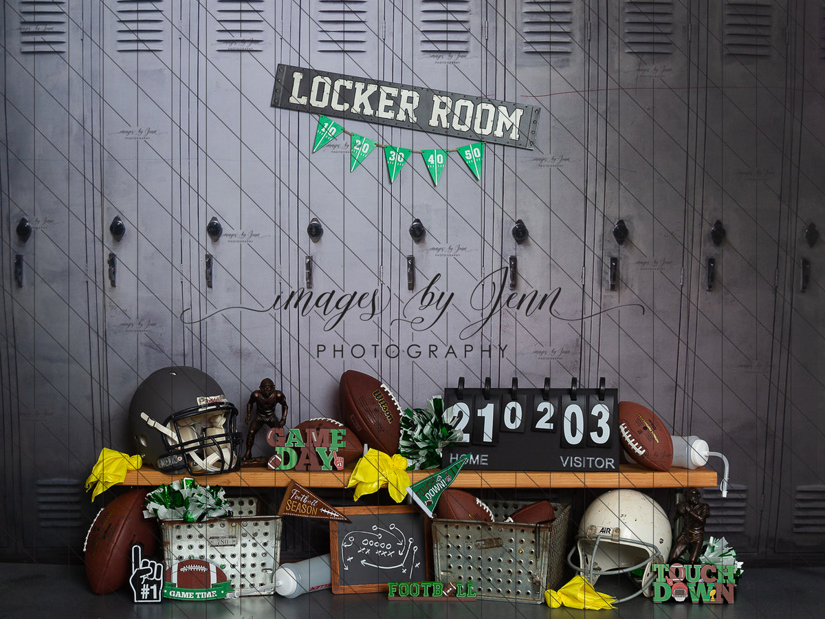 Game Day Locker Room (JG) — Baby Dream Backdrops