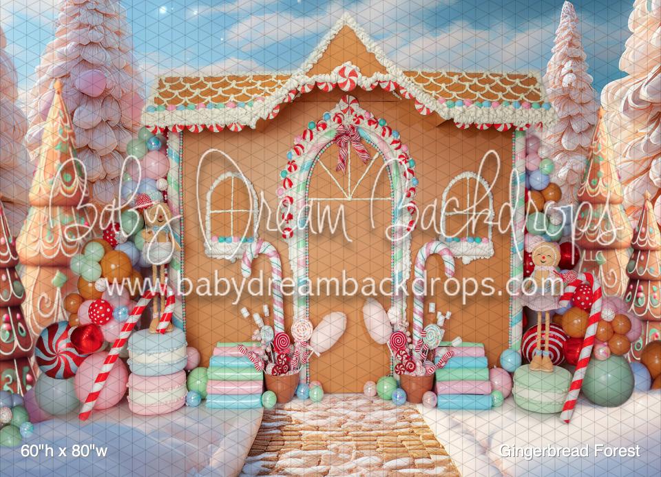 Gingerbread Forest (BM) — Baby Dream Backdrops