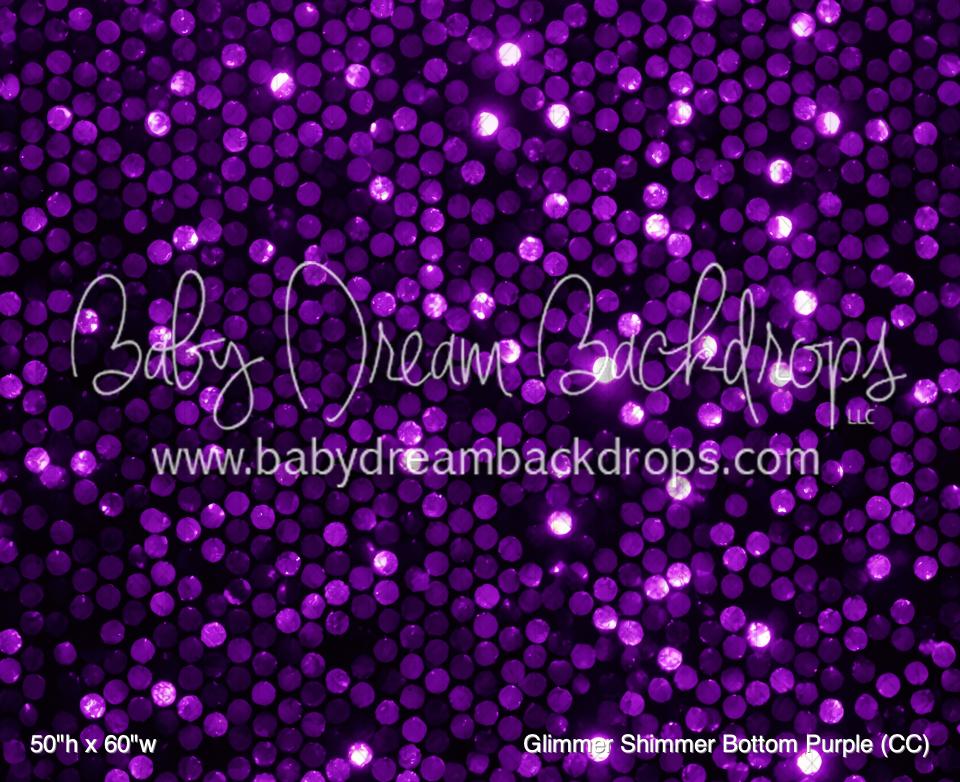 Glimmer Shimmer Bottom Purple (CC) — Baby Dream Backdrops