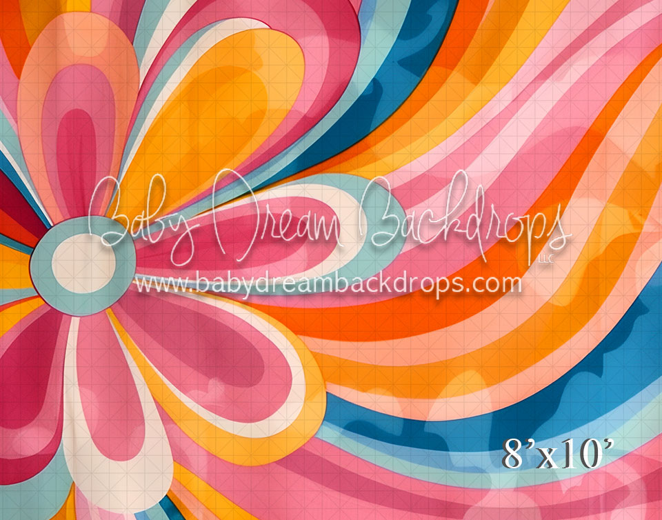 Groovy Flower 24 (VR) — Baby Dream Backdrops