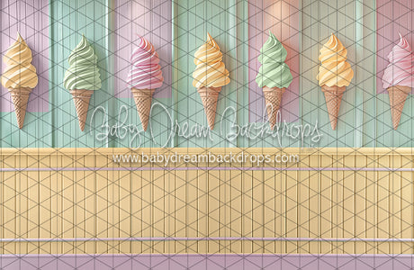Ice Cream Dream Wall (JA) — Baby Dream Backdrops