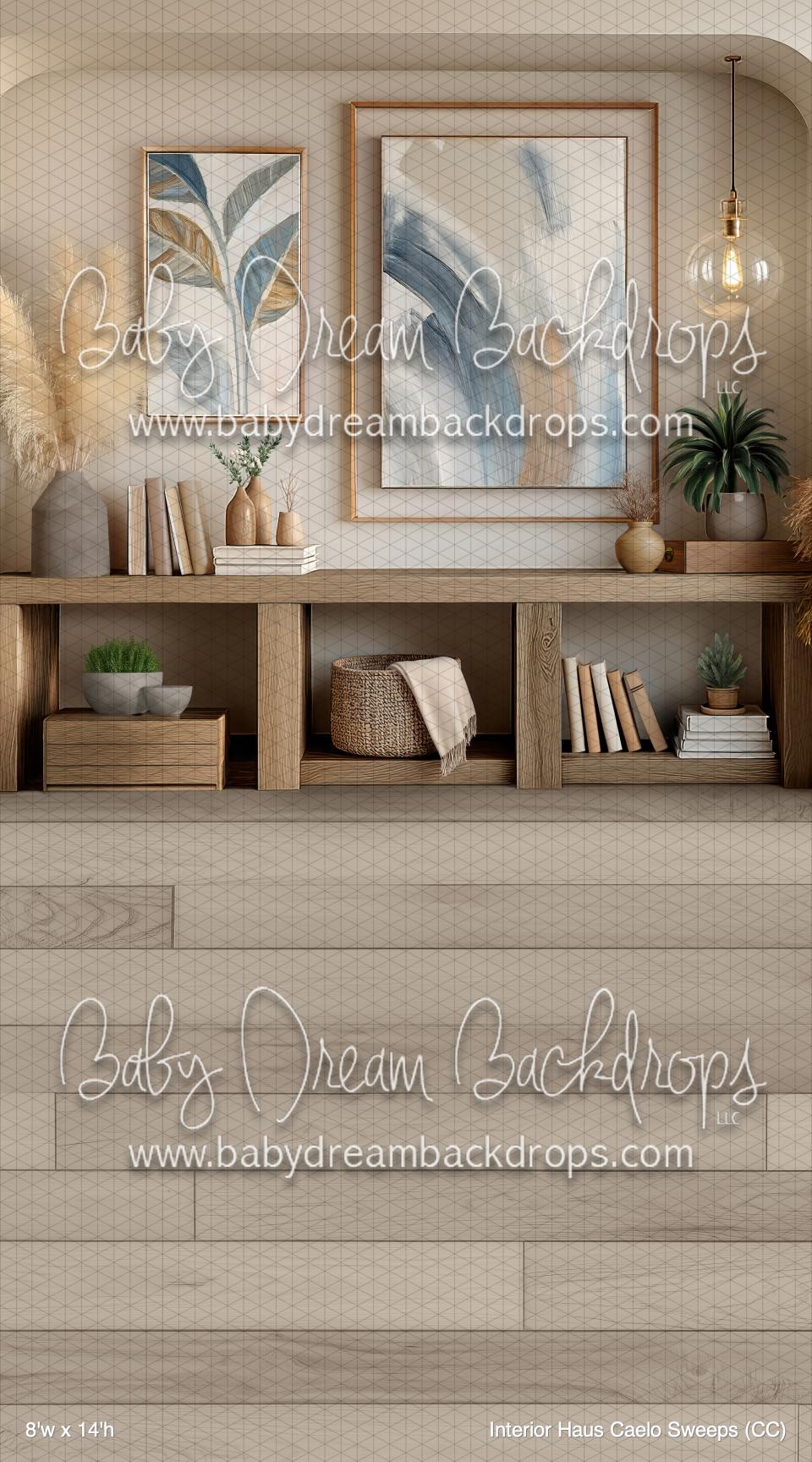 Interior Haus Caelo Sweeps (CC) — Baby Dream Backdrops