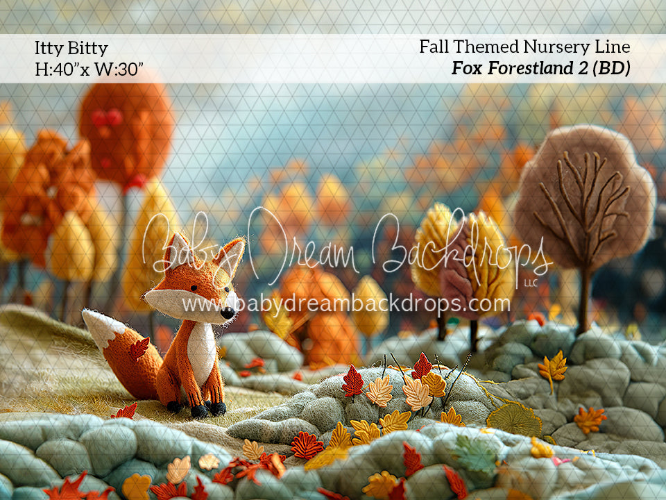 Itty Bitty Fall Themed Nursery Line Fox Forestland 2 (BD) — Baby Dream ...
