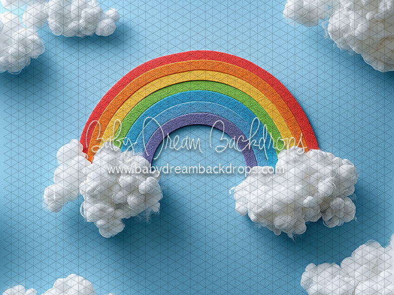 Itty Bitty Sweet Baby Over the Rainbow (CC) – Baby Dream Backdrops