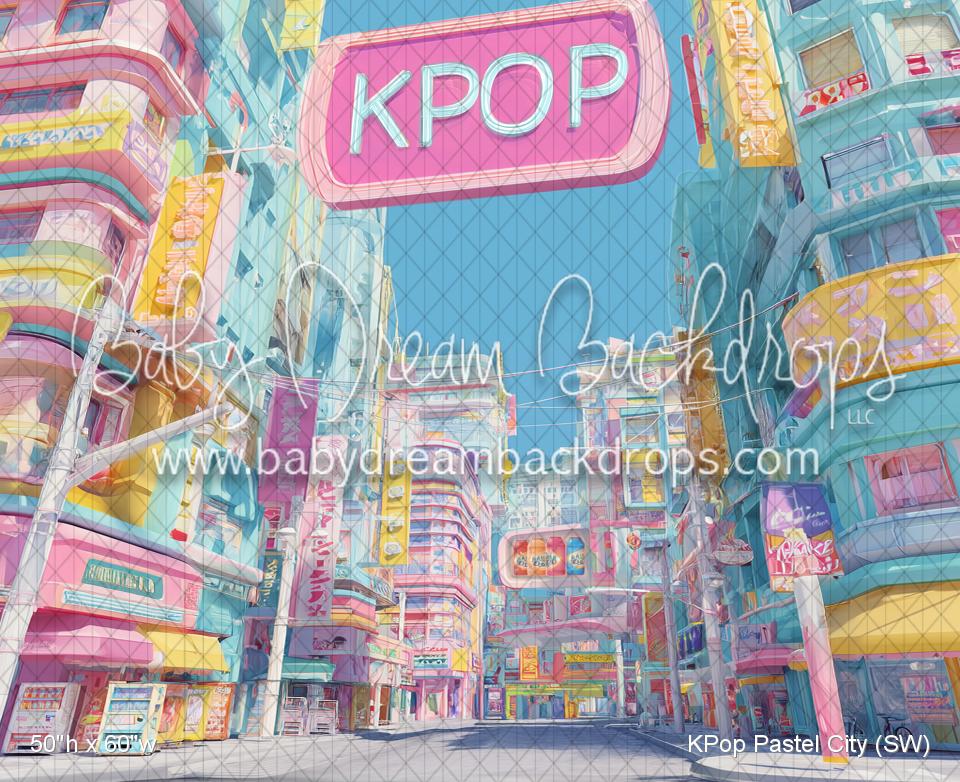 KPop Pastel City (SW) — Baby Dream Backdrops