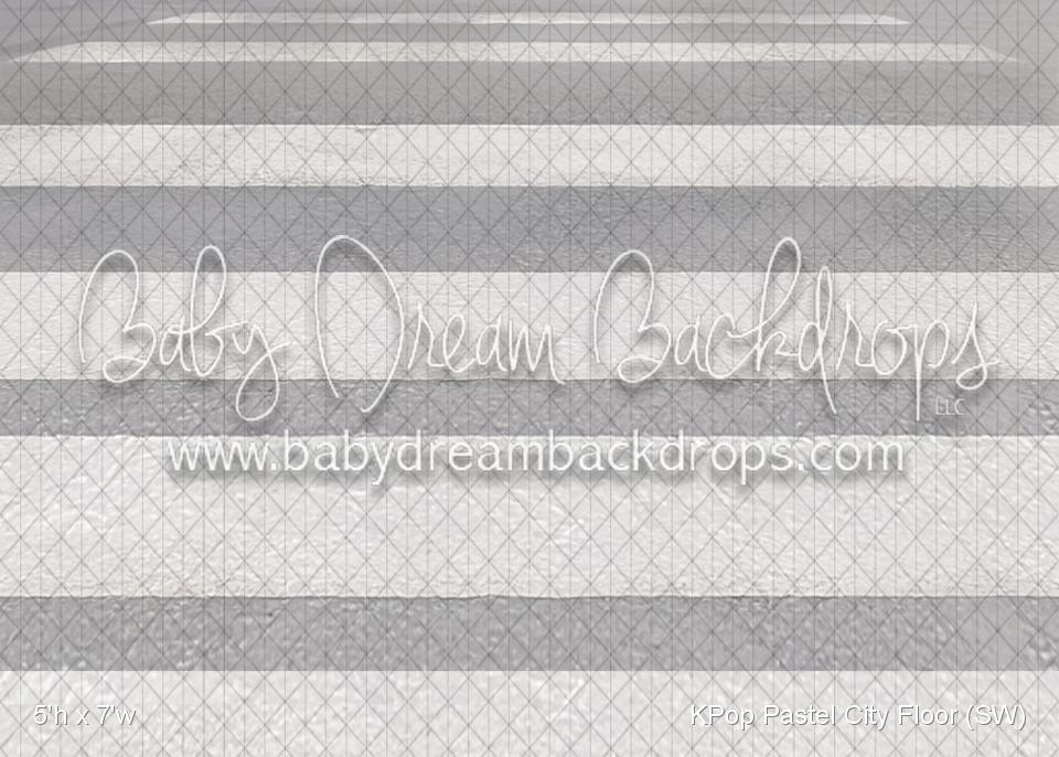 KPop Pastel City Fabric Floor (SW) — Baby Dream Backdrops